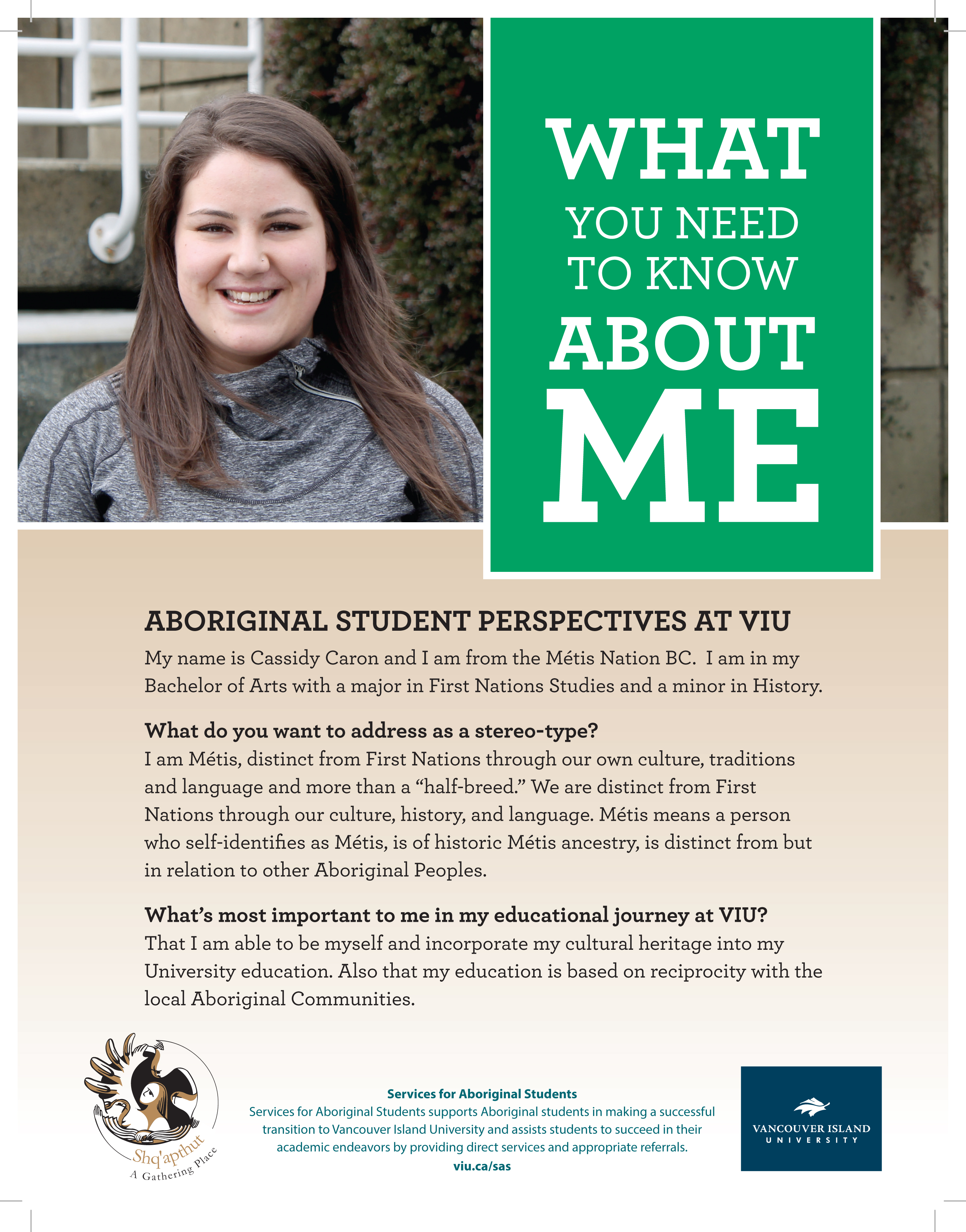 VIU Student Posters Address Aboriginal Stereotypes And Myths | News ...